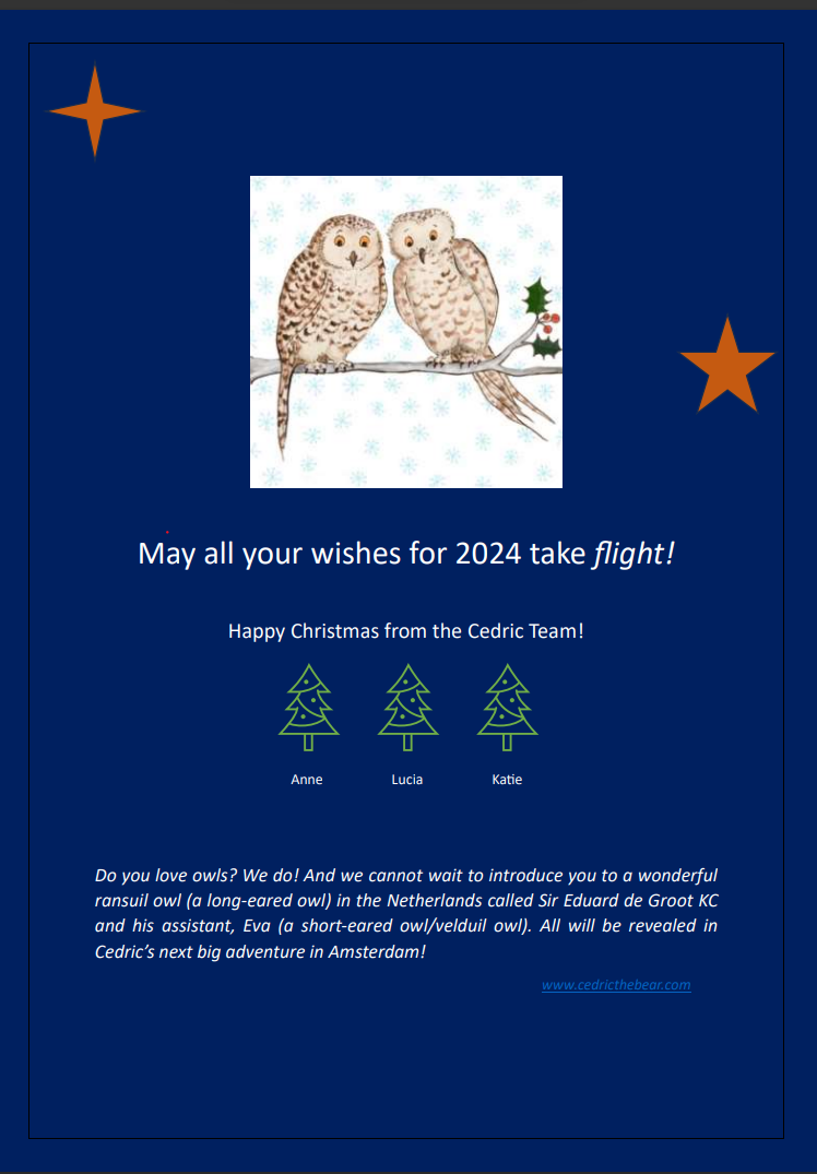 Inspire – Cedric the Bear